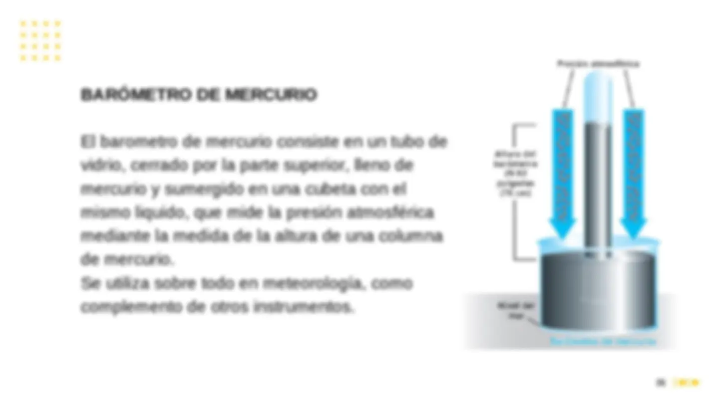 Nivelación barométrica | Diapositivas de Topografía | Docsity