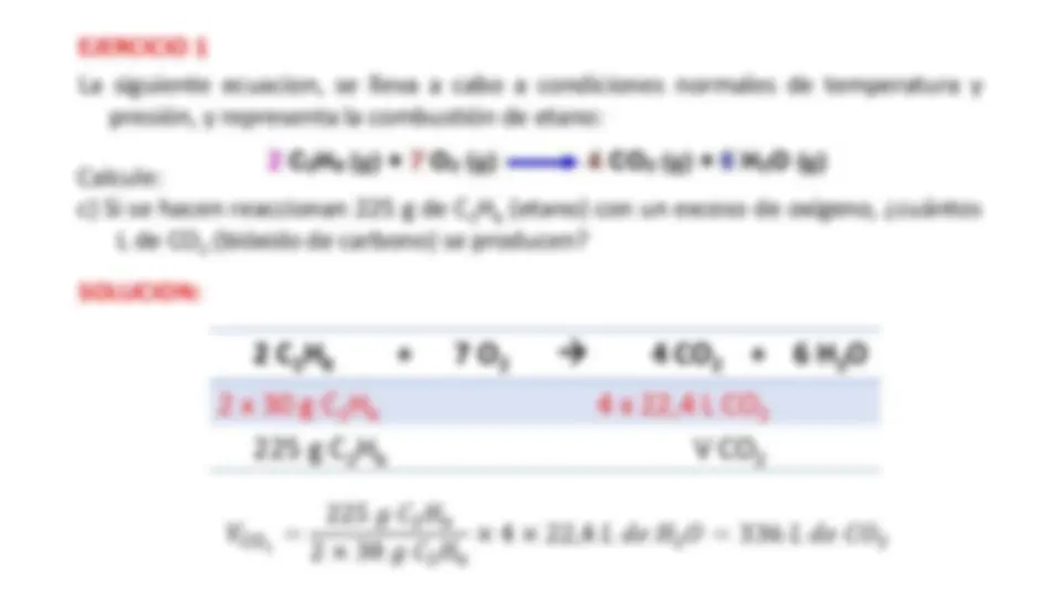 Ejercicios Resueltos de Estequiometría en Química General | Ejercicios ...