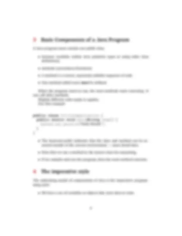 An Introduction to Java | Lab Reports Mobile Computing | Docsity