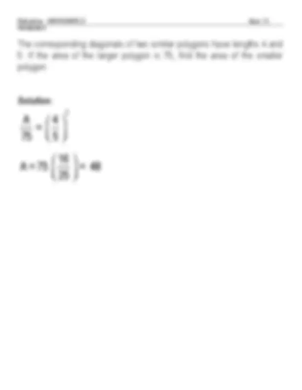 Mathematics Quiz 13 Solutions | Quizzes Engineering Mathematics | Docsity
