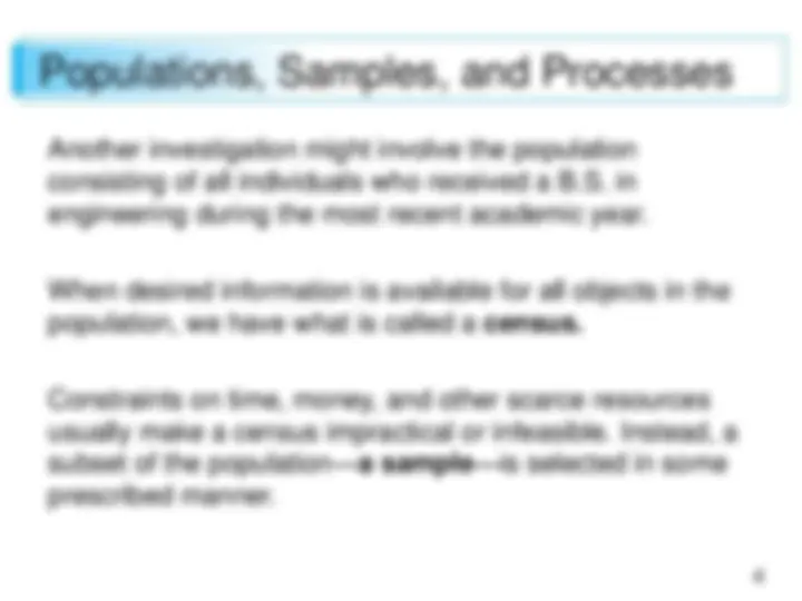 chapter 1 notes for stats | Slides Statistics | Docsity