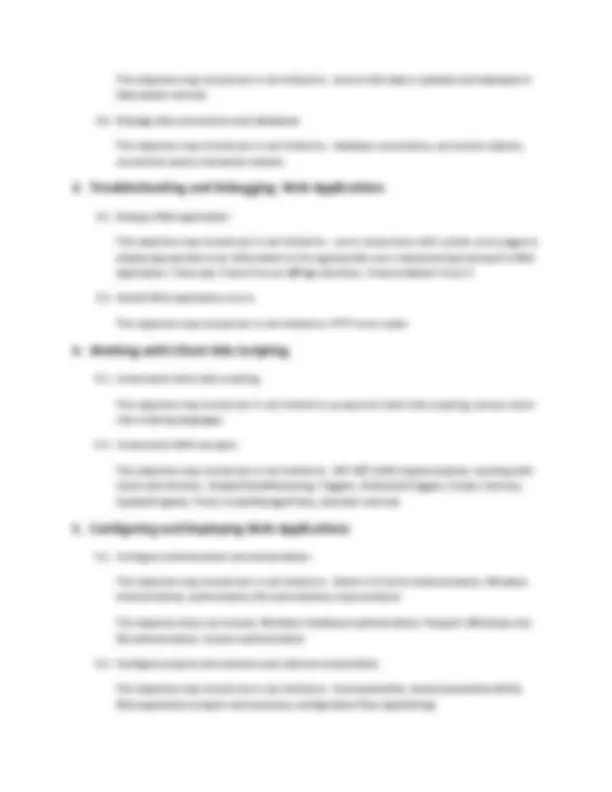 Exam 98-363: Web Development Fundamentals | Study notes Web Application ...