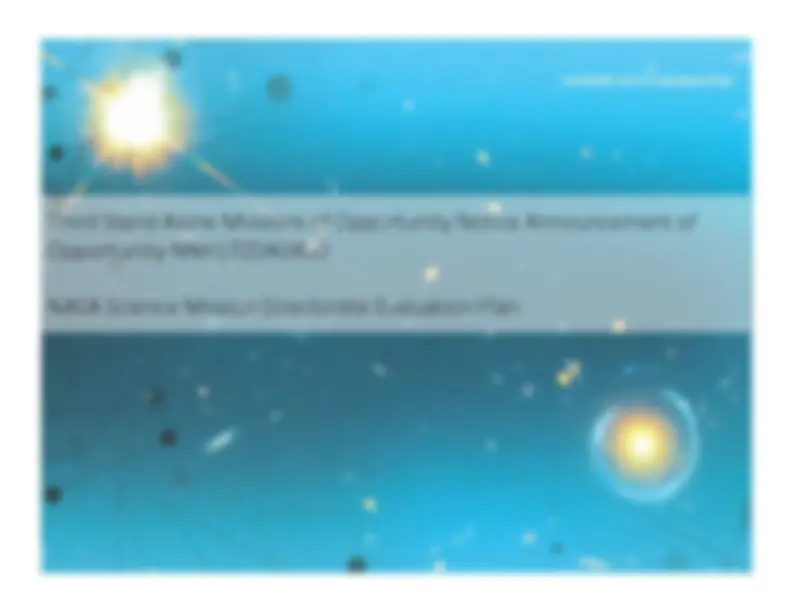 2021 Astrophysics Explorers Mission of Opportunity Evaluation Plan ...