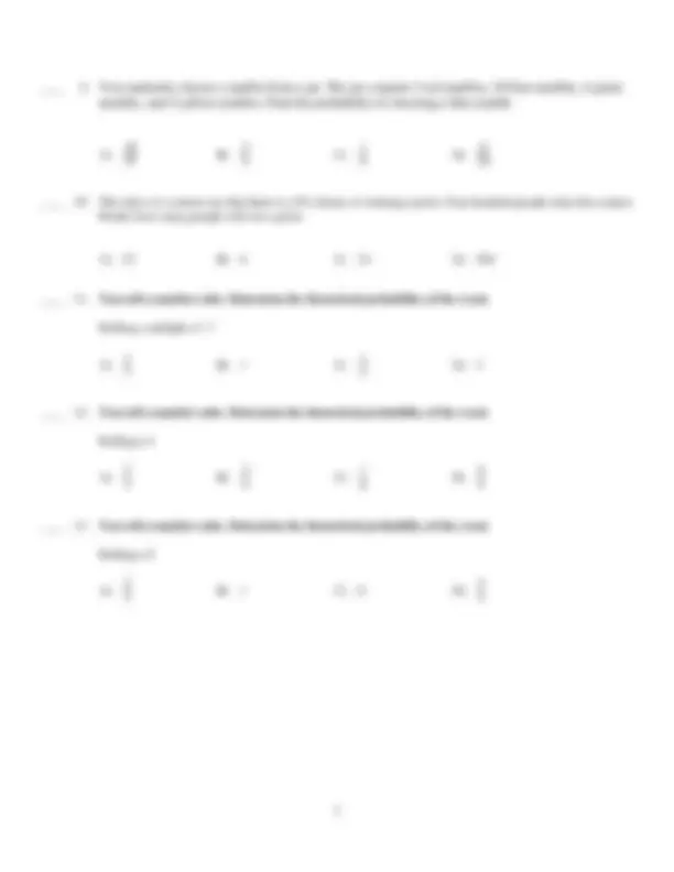 Chapter 10 Practice Test Probability | Exams Probability and Statistics ...