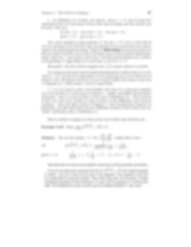 The Limit of a Sequence | Summaries Calculus | Docsity