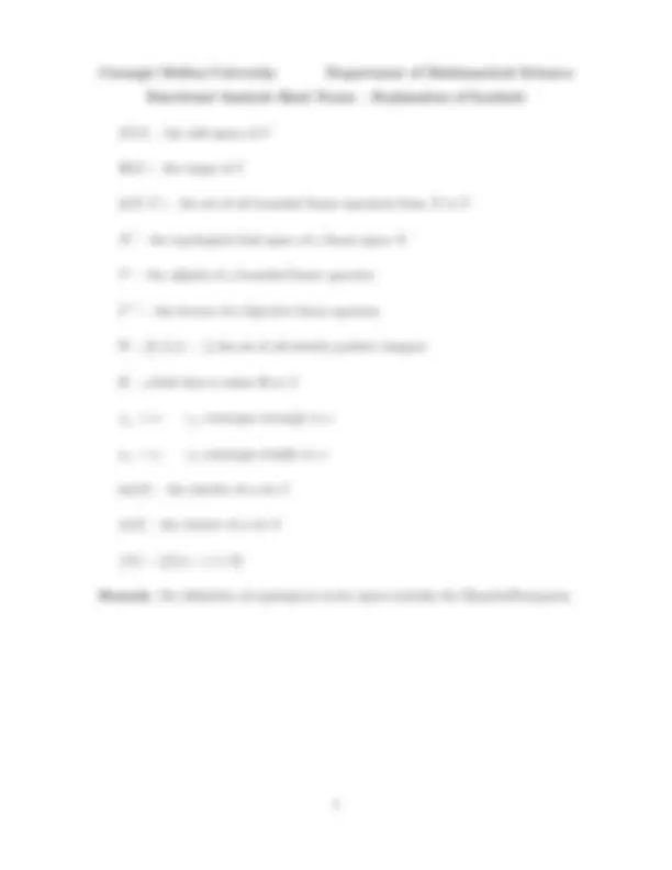 Functional Analysis Basic Exam – Fall 2018 | Exams Calculus | Docsity