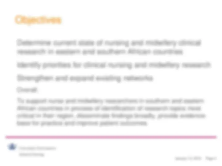 Building a Sustainable Clinical Nursing and Midwifery Research Network ...