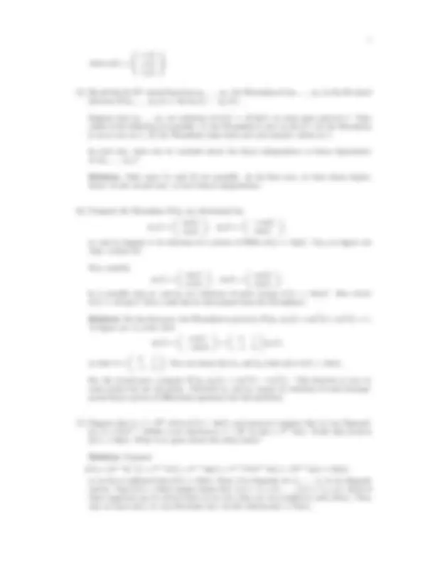 Math 54: Worksheet Solution | Schemes and Mind Maps Algebra | Docsity