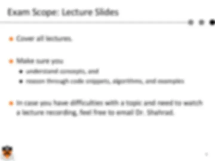 COS 318: Operating Systems Review Session 1 | Summaries Operating Systems | Docsity