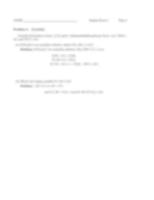 Sample Exam 2 for CS 440/ECE 448 Artificial Intelligence | Exercises Probability and Statistics ...