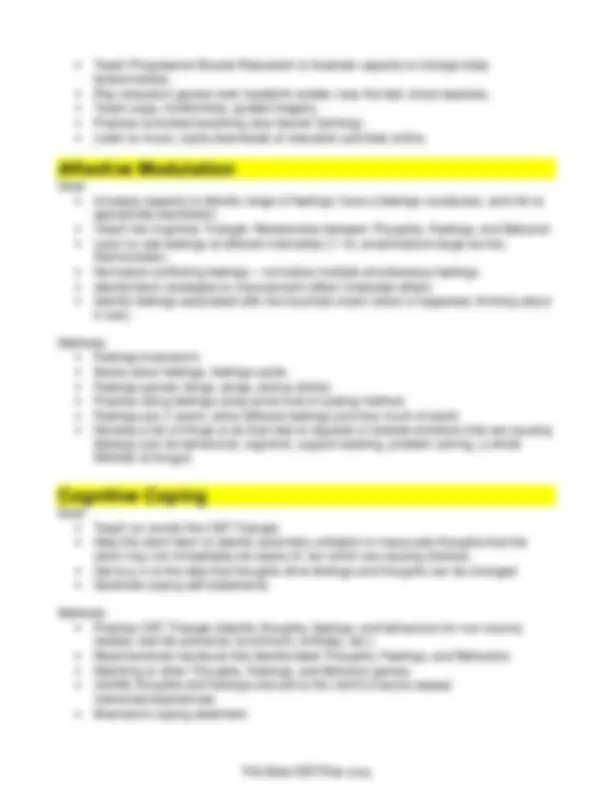 Trauma-Focused CBT A-PRACTICE Checklist | Study notes Ecology and ...