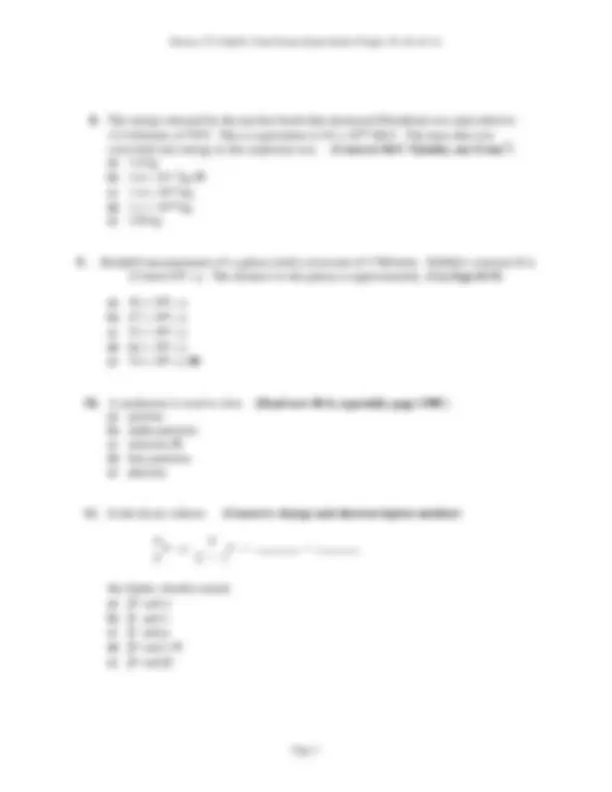 The final exam will consist of 40 multiple choice questions ...