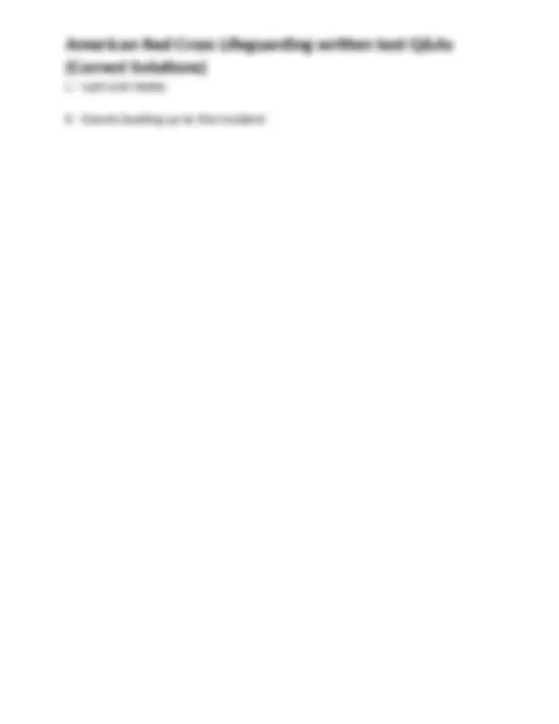 American Red Cross Lifeguarding written test Q&As (Correct Solutions ...