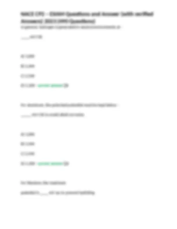 NACE CP2 – EXAM Questions and Answer (with verified Answers) 2023 (490 ...