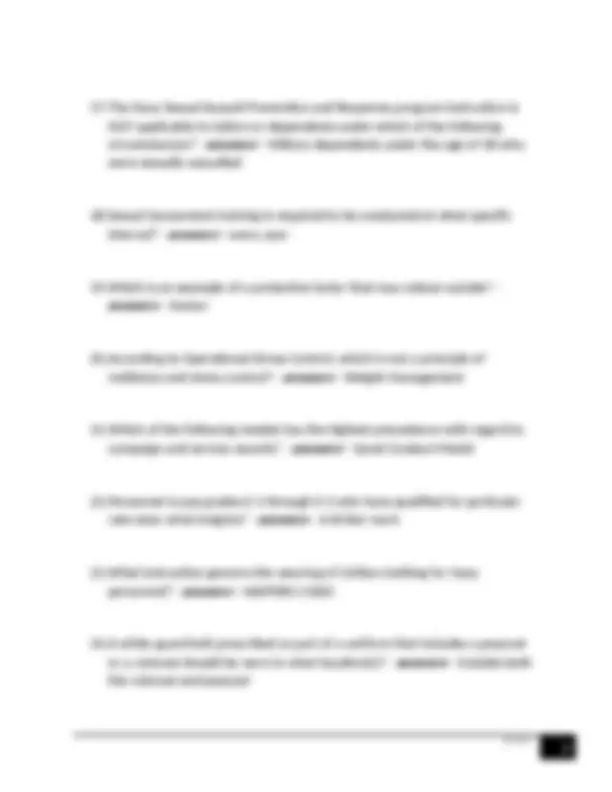 PMK-EE E-6 Professional Conduct QUESTIONS AND ANSWERS| 69 QUESTIONS (9 ...