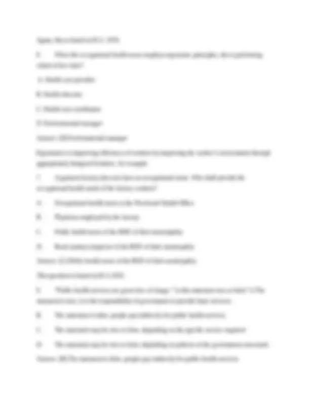 Community Health Nursing: Multiple Choice Questions and Answers ...