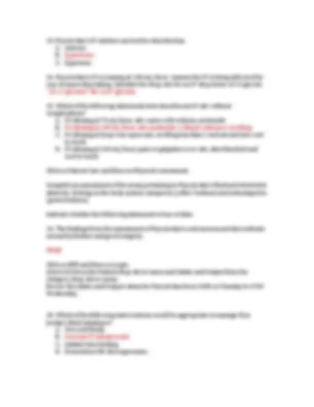 NUR 321 VCE #5 Fluid and Electrolyte Balance Answered 2021 | Exams ...