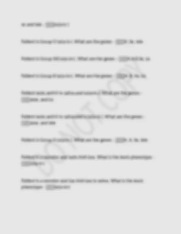 SBB 5261 Exam 3 Questions with Complete Solutions | Exams Biology | Docsity