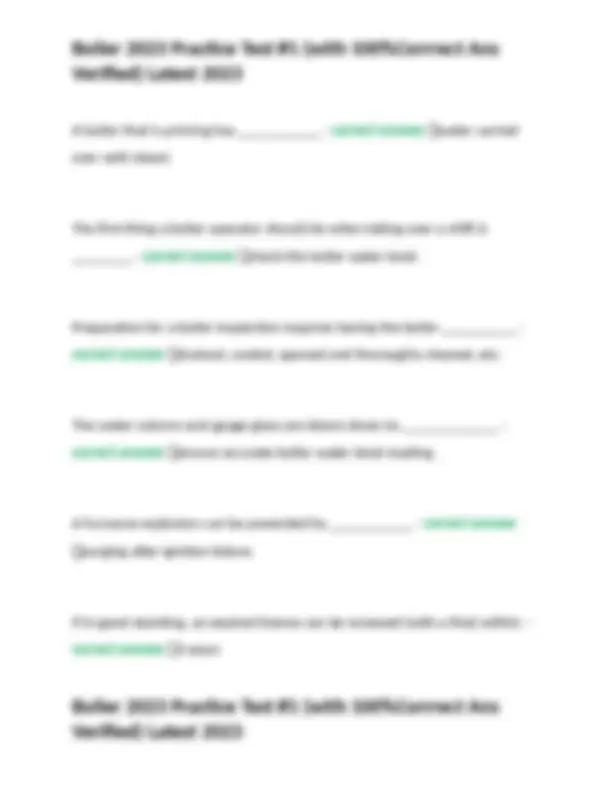 Boiler 2023 Practice Test #1: Questions and Answers for Boiler ...