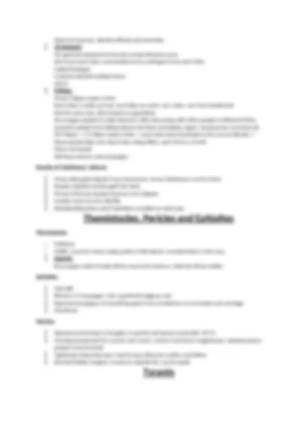 Structures of Athenian Democracy | Study notes Ancient Greek | Docsity