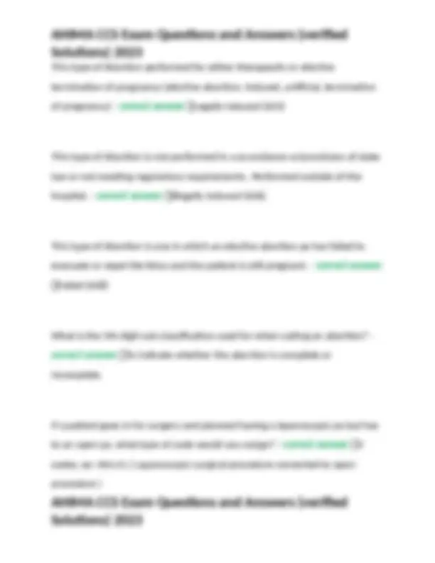 AHIMA CCS Exam Questions and Answers (verified Solutions) 2023 | Exams ...