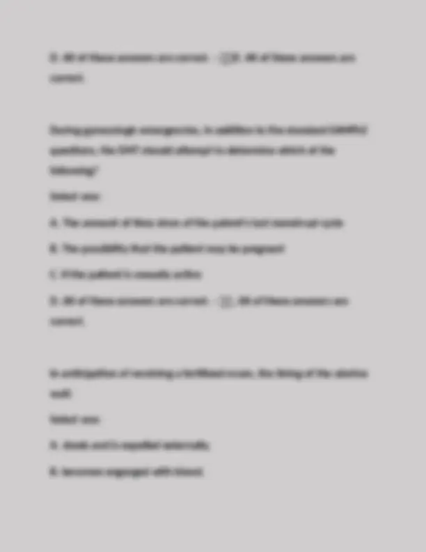 West Coast EMT Block 5 Exam Questions and Answers 2022/2023 | 100% ...