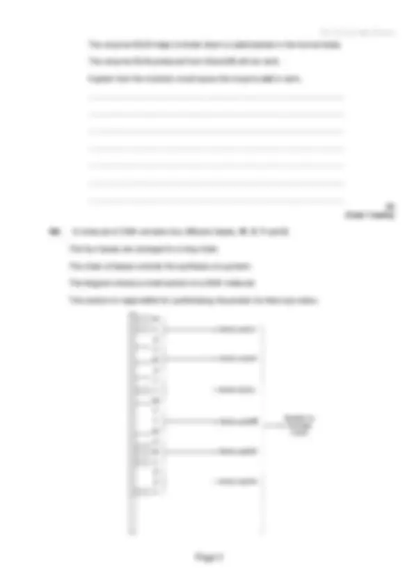 Genes to proteins in biology | Exercises Biology | Docsity