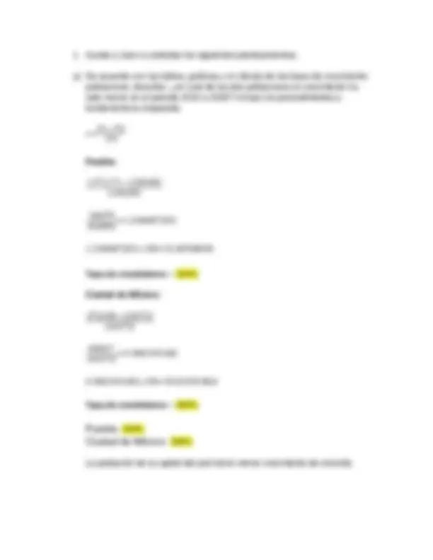 Modulo 13 Actividad integradora 2 / 2023 | Ejercicios de Matemáticas | Docsity