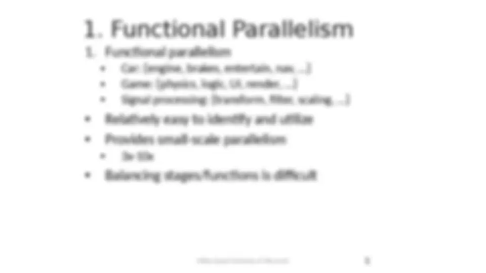 Parallel And Distributed Systems Parallel Performance Shared Memory And Threads Lecture