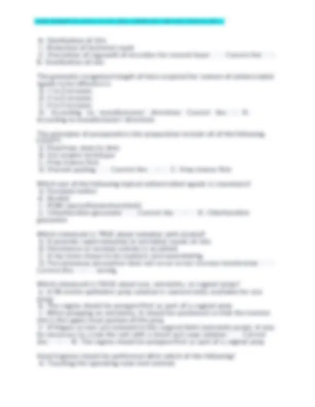 AORN Periop 101 FINAL EXAM | Exams Nursing | Docsity