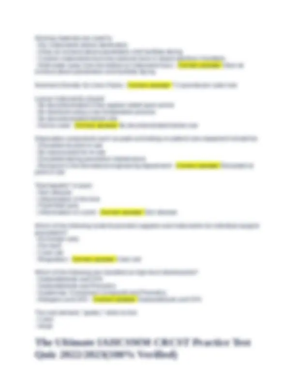 The Ultimate IAHCSMM CRCST Practice Test Quiz 2022/2023(100% Verified ...