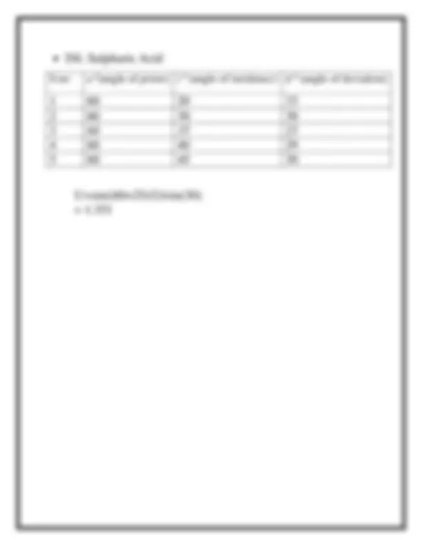 Determination of Refractive Indices of Various Liquids Using a Hollow Prism | Study Guides ...