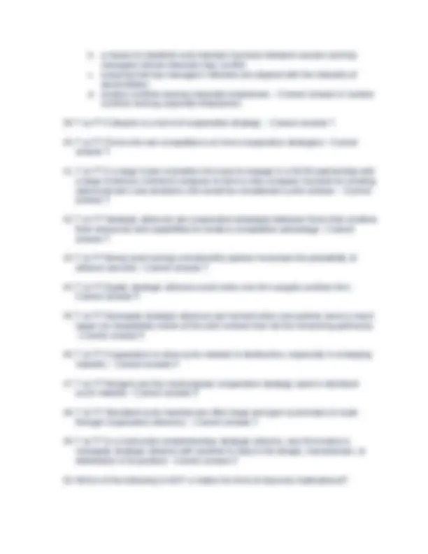 BSG Final Exam Questions & Answers: Business Strategy | Exams Business ...