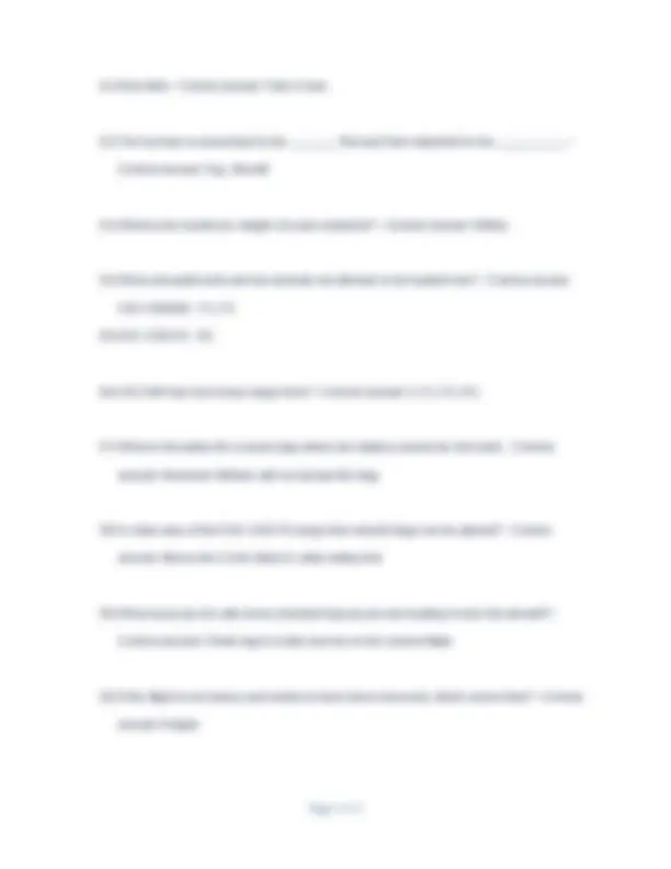 Ramp Agent Test 2 | Questions with 100% Correct Answers | Updated ...