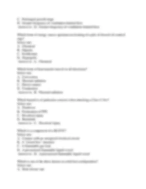 TCFP Firefighter I/II Chapters 1-5 Test LATEST UPDATED COMPLETE ...