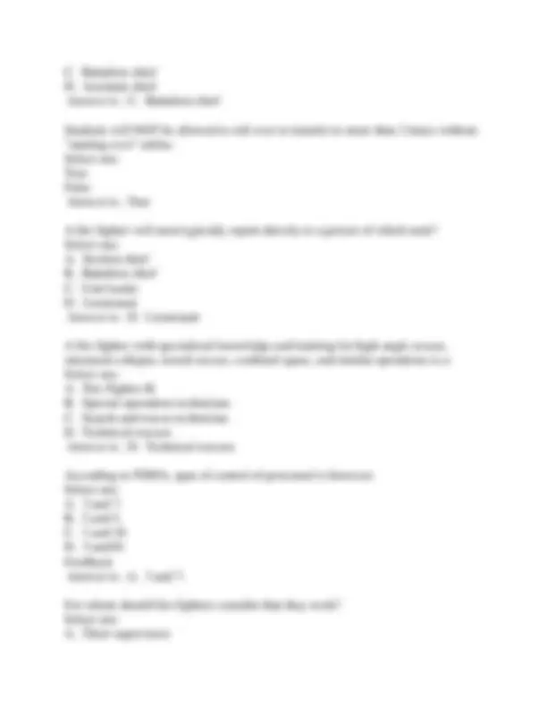 TCFP Firefighter I/II Chapters 1-5 Test LATEST UPDATED COMPLETE ...