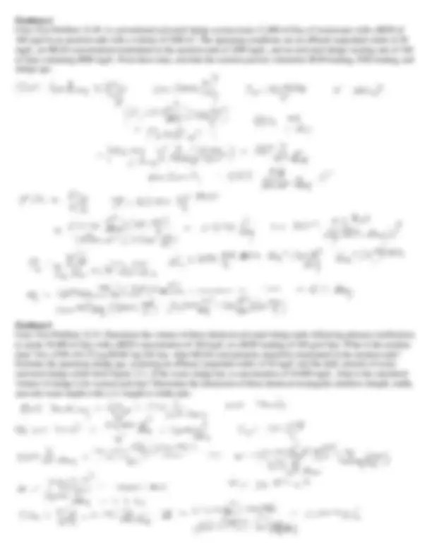 CE 418 Homework IV: Wastewater Treatment Design Problems | Study notes ...