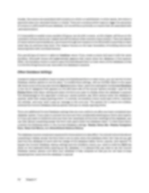 A Complete Guide to MICROSOFT ACCESS | Slides Computer Science | Docsity