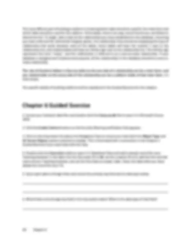 A Complete Guide to MICROSOFT ACCESS | Slides Computer Science | Docsity