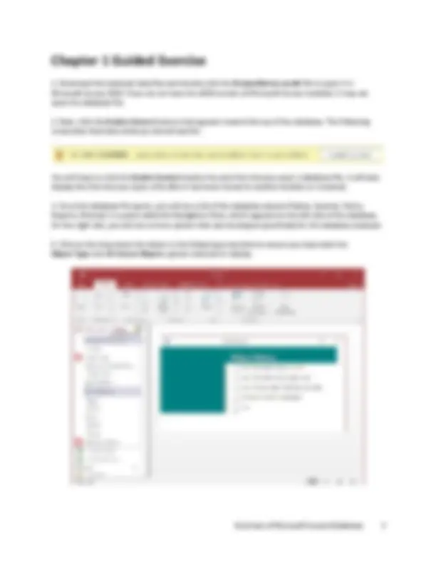 A Complete Guide to MICROSOFT ACCESS | Slides Computer Science | Docsity