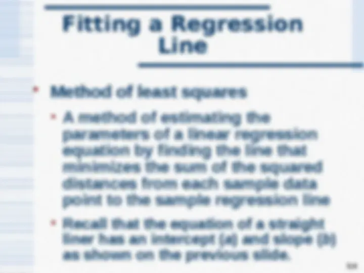 Managerial Economics Outline 3: Regression Analysis | Study notes ...