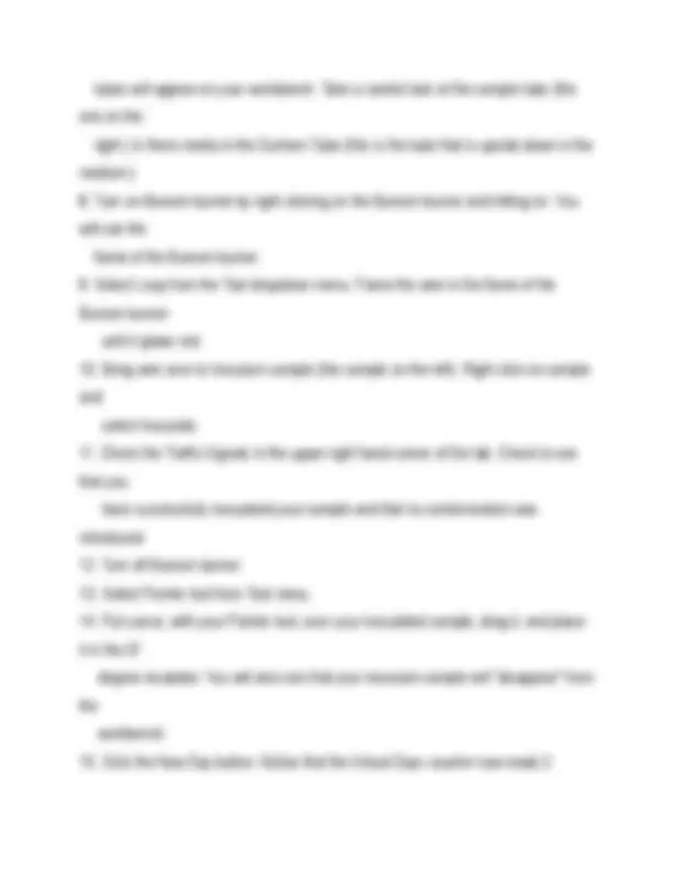 FULL PREPARATION: BIOS 242 Week 4 iLab: Carbohydrate Tests CARBOHYDRATE ...