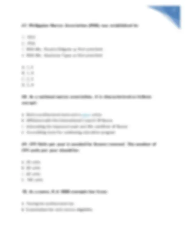 Fundamentals of Nursing Exam 15: NLE Pre-Boards (100 Items) | Exams ...