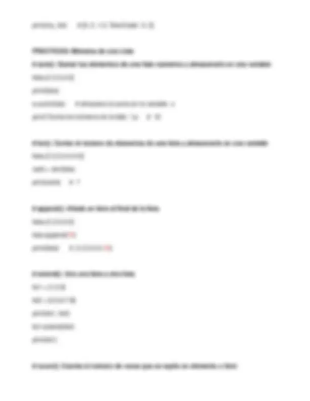 Taller de Programación: Métodos de Listas en Python | Apuntes de Física ...