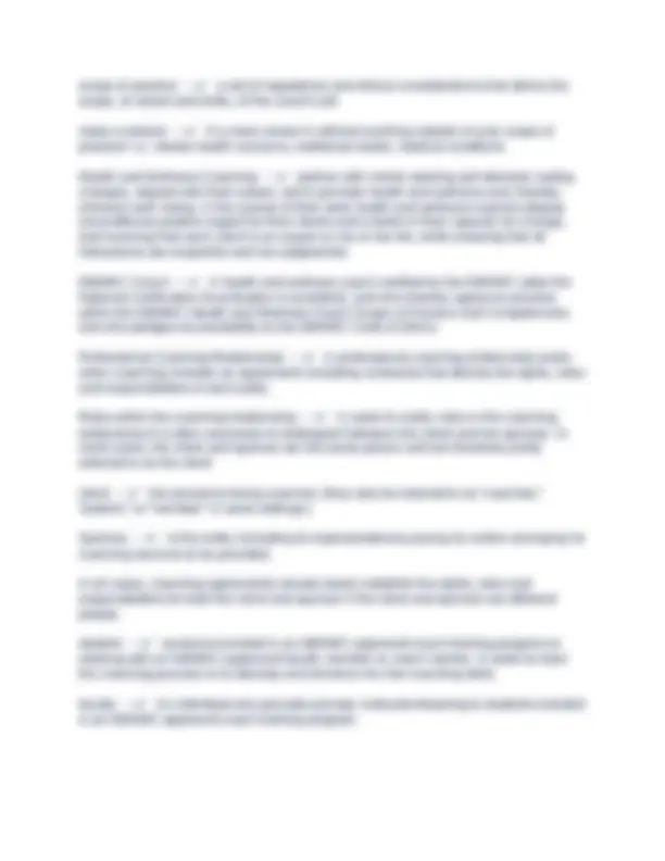 NBC-HWC Legal & Ethics Study Guide | Exams Political Philosophy | Docsity