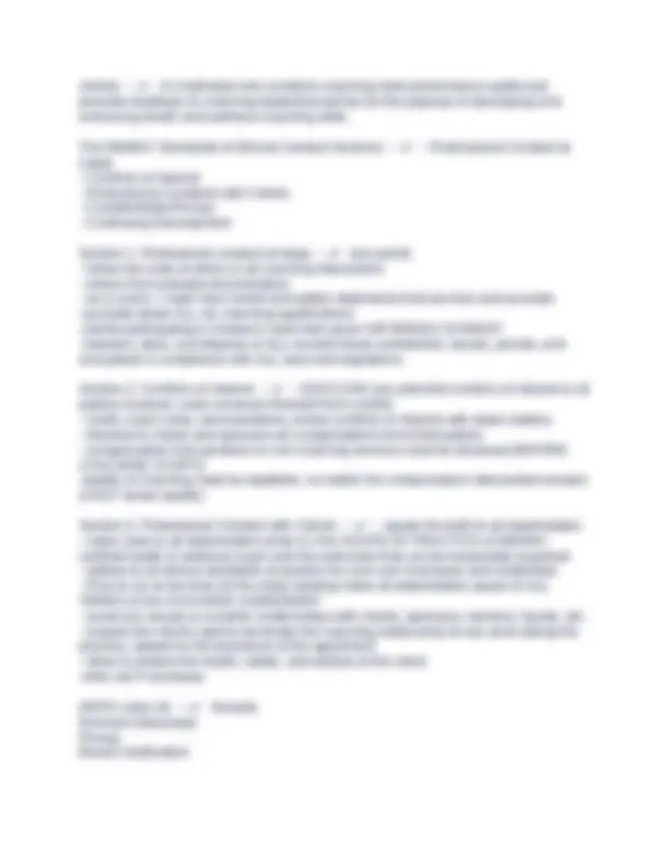 NBC-HWC Legal & Ethics Study Guide | Exams Political Philosophy | Docsity