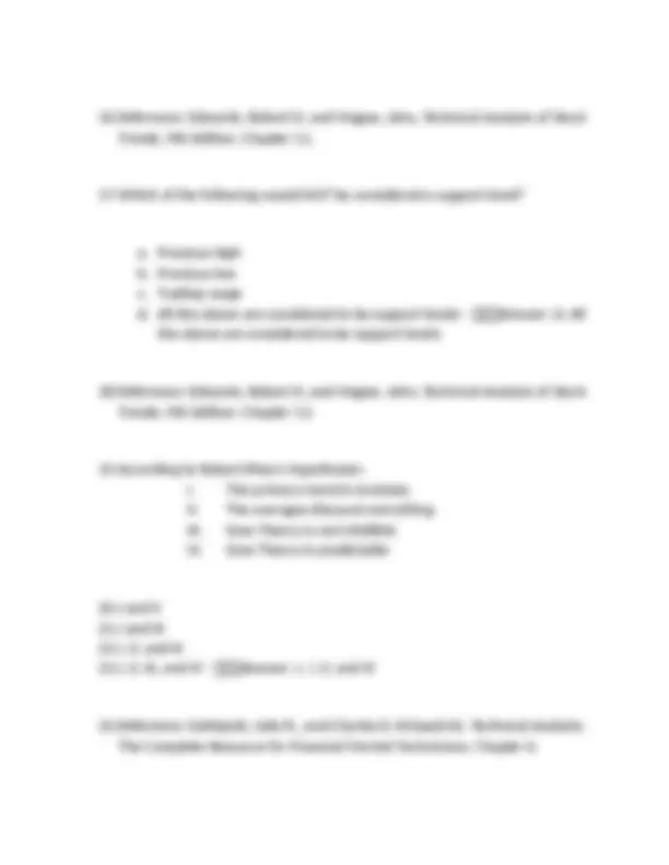 CMT (Chartered Market Technician) Level 1 - Sample Questions with ...