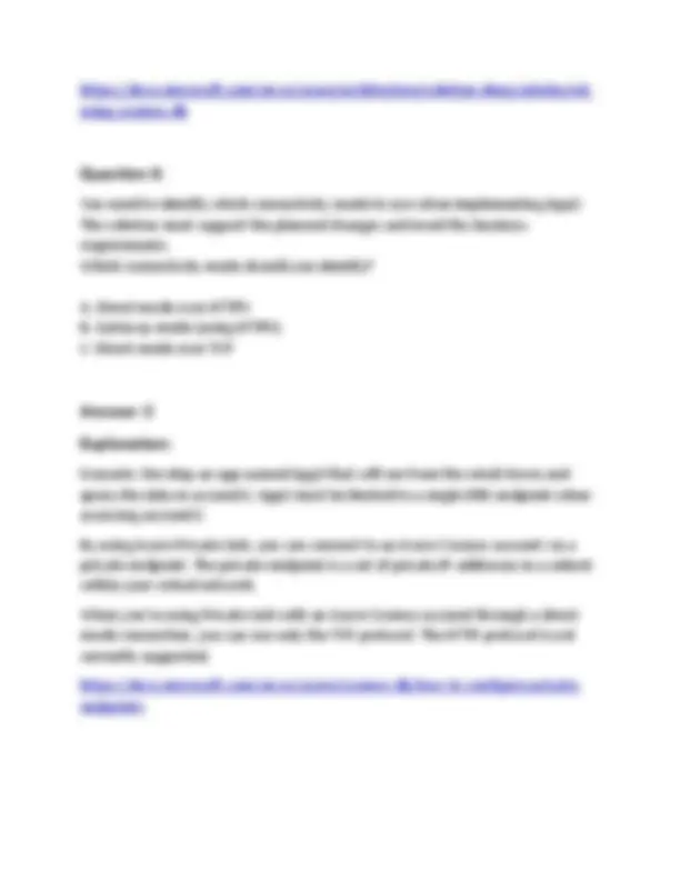 Azure Cosmos DB Developer (DP-420) Exam Dumps 2023 | Exercises Computer Science | Docsity