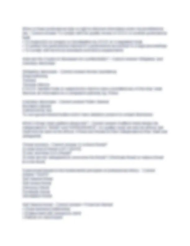 ACCA F8 - Audit and assurance Questions With Complete Solutions | Exams ...