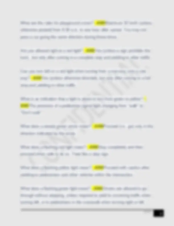 Drivers Test Alberta 2023 Practice Questions and Answers Solved ...